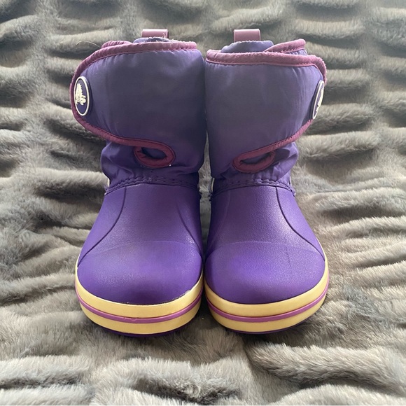 CROCS | Shoes | Crocs Purple Crocband Gust Boots | Poshmark